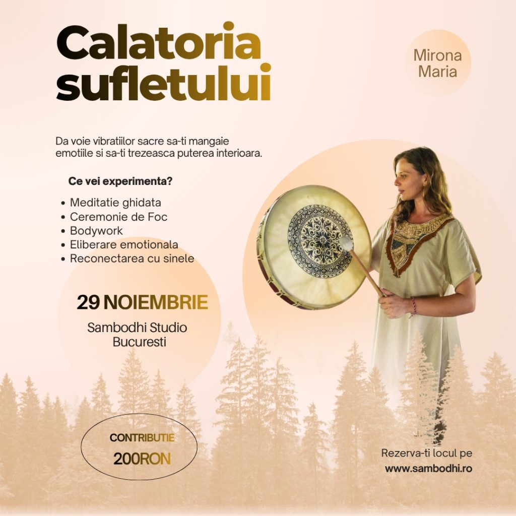 SAMBODHI STUDIO | Calatoria Sufletului: Eliberare psihosomatică cu toba ...